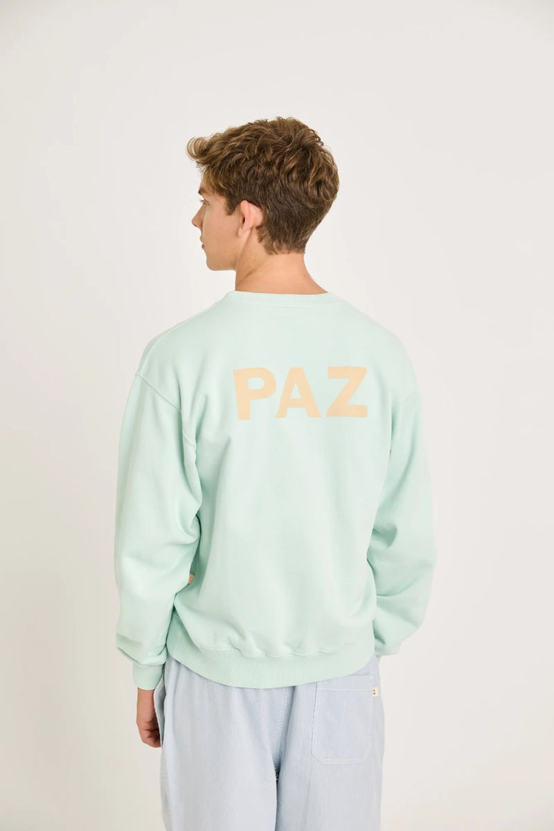 La Paz Xavier Classic Print Sweatshirt Green Spray– mitchellsmenswear